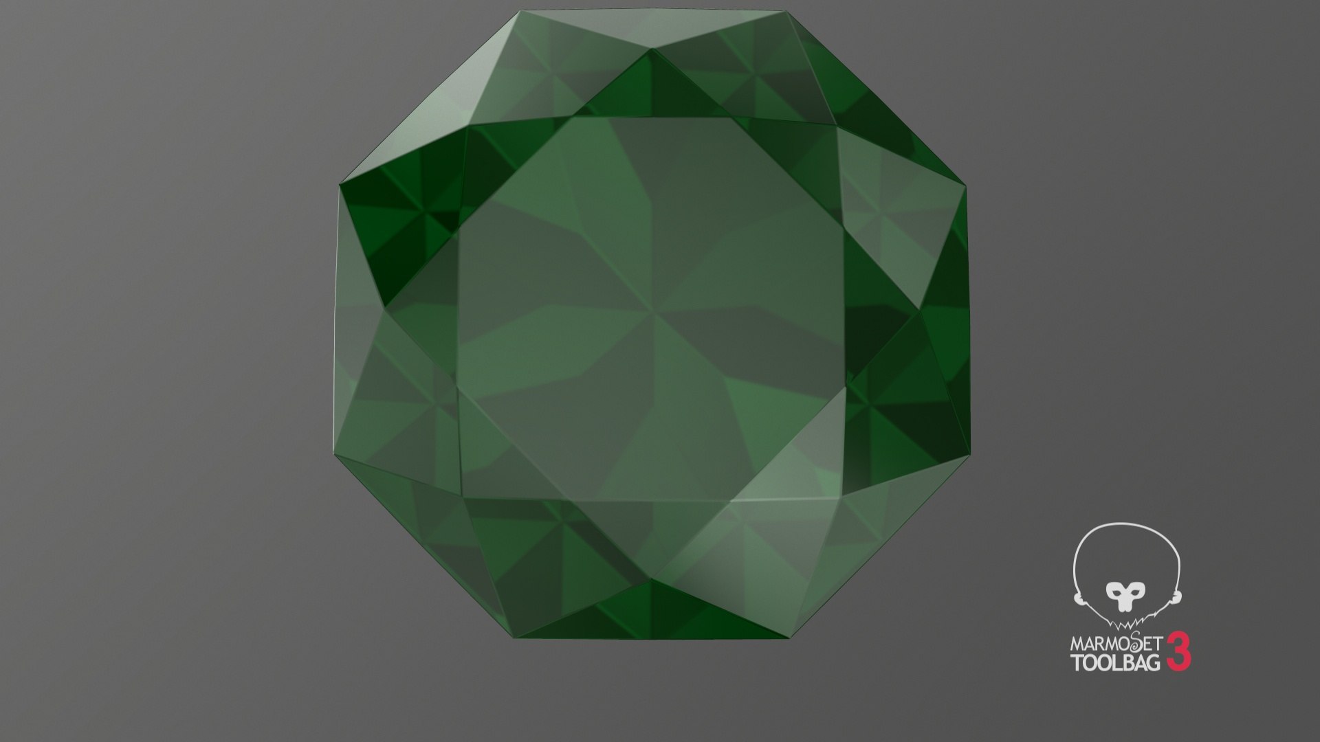 Single Cut Emerald 3D Model - TurboSquid 1837750