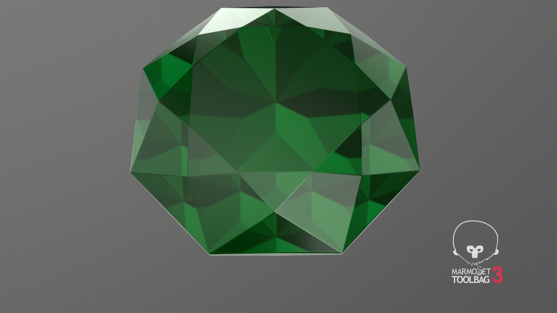 Single Cut Emerald 3D model - TurboSquid 1837750
