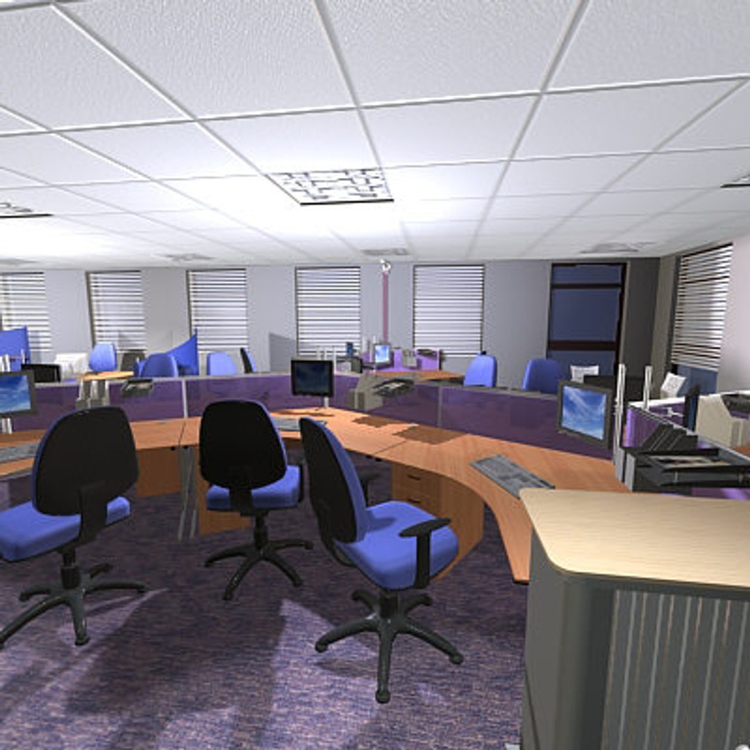 3d Model Office Interior