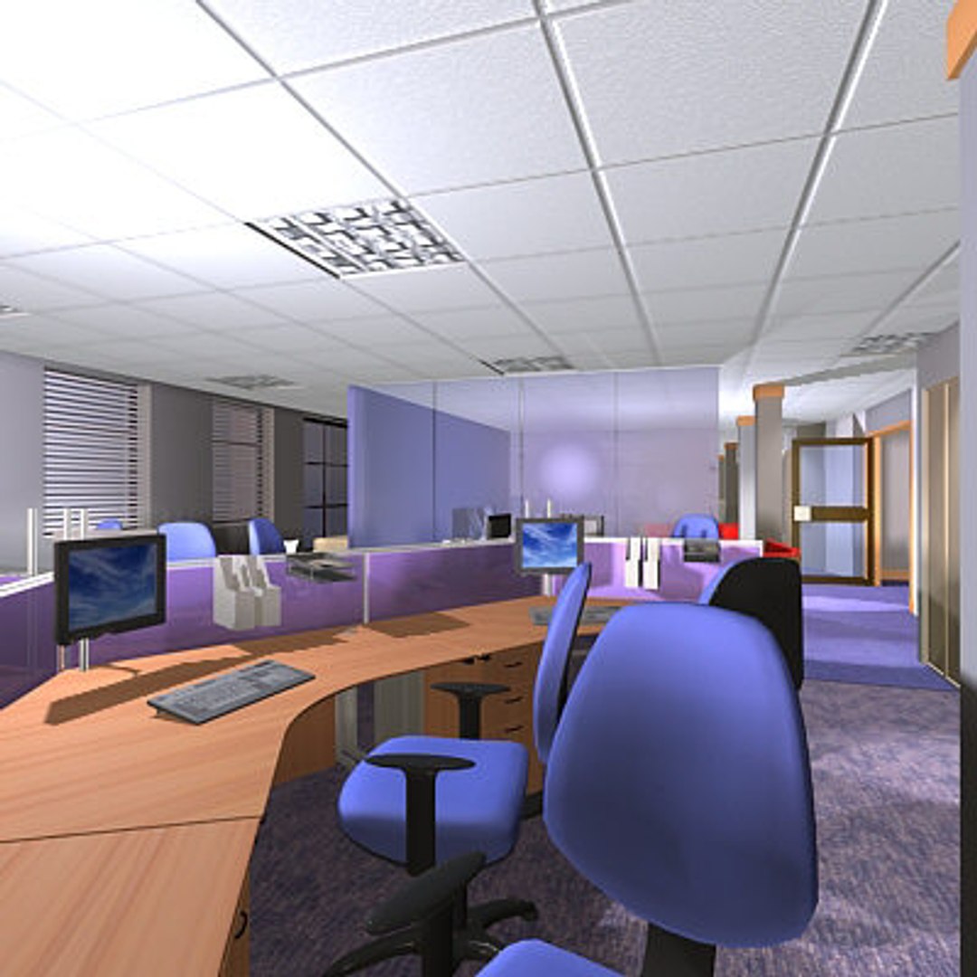 3d Model Office Interior