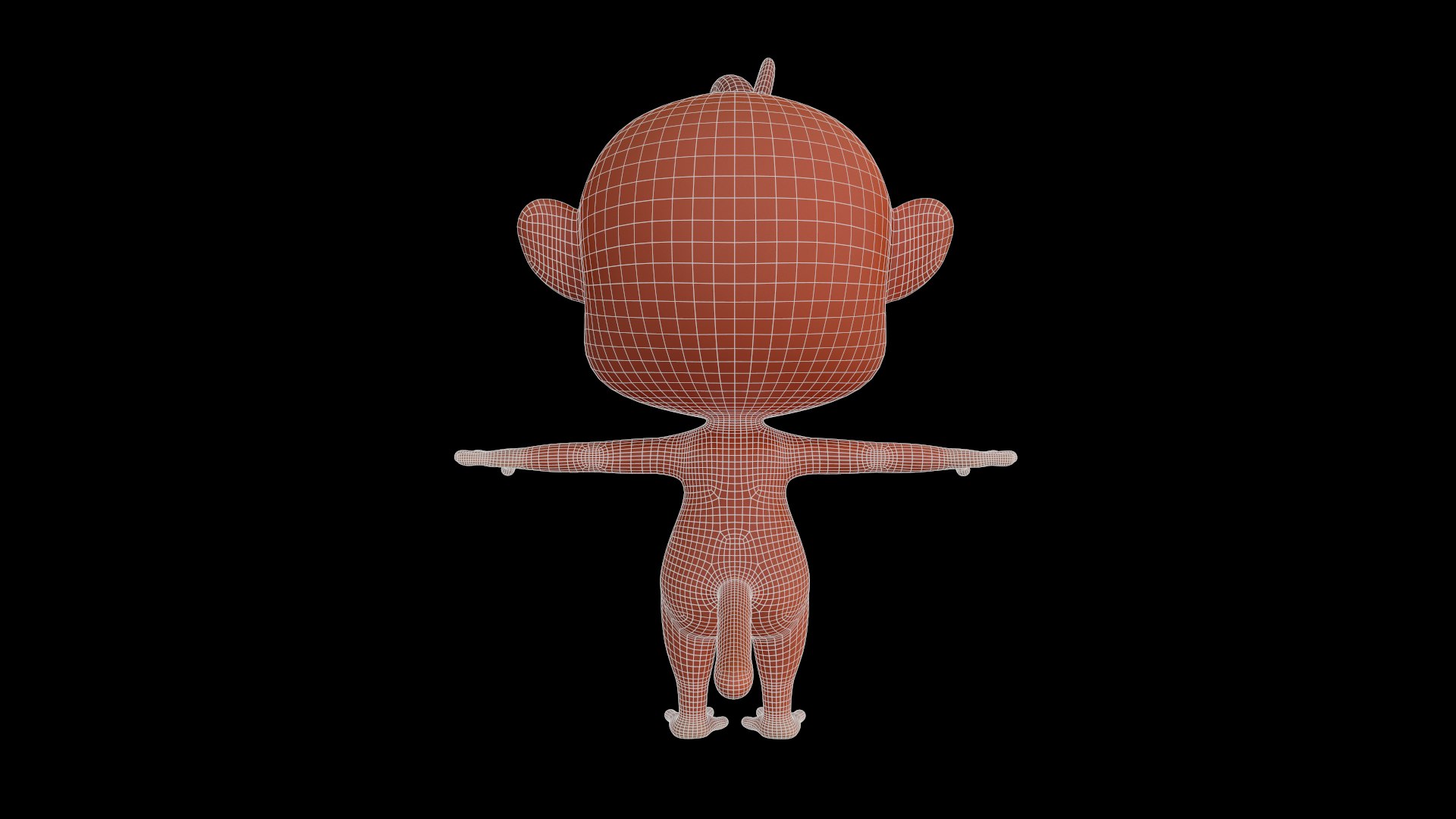 3D Animal Monkey Rig Cartoons Model - TurboSquid 1393130