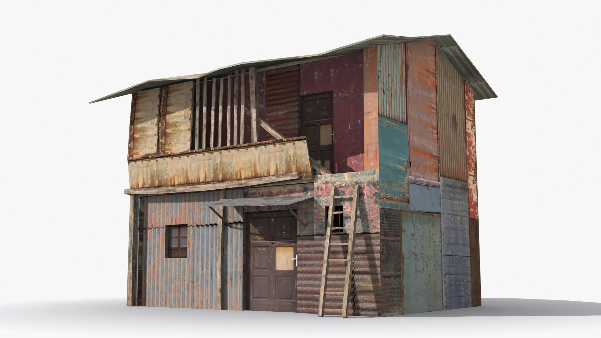 3D Slum X2 - TurboSquid 2009219