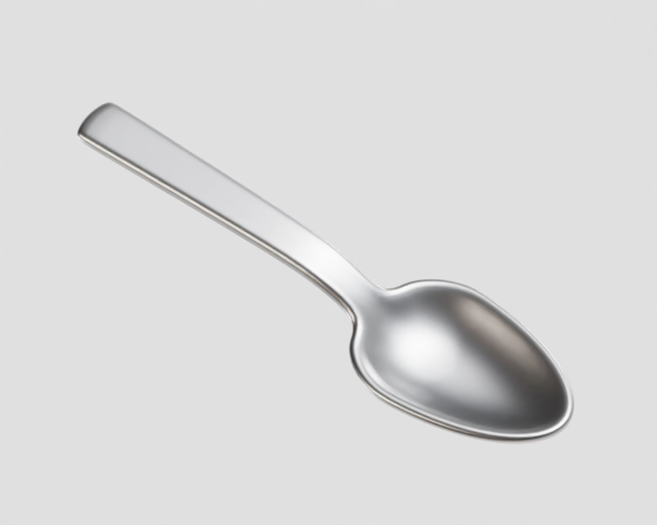 3D Spoon Silver Model - TurboSquid 2316052
