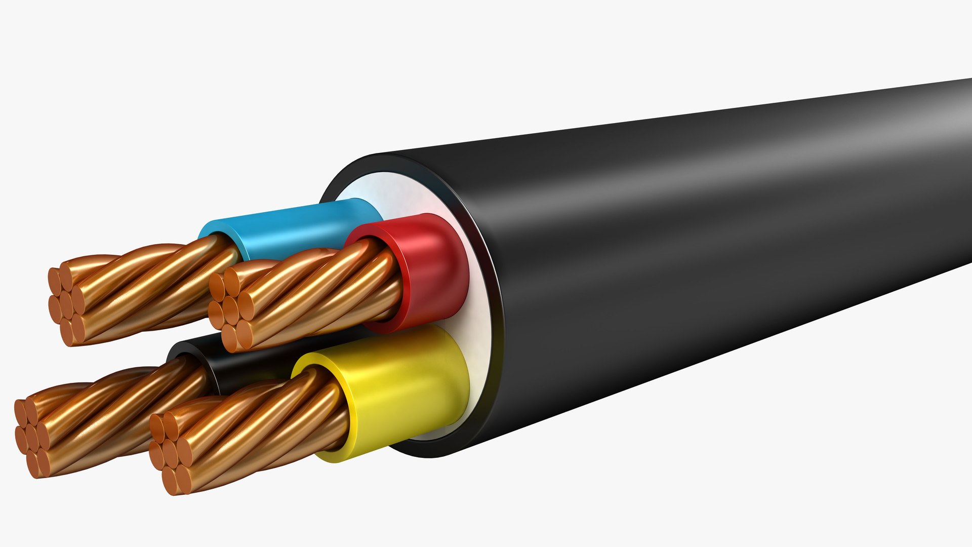 3d Model Electrical Cables Lshf Multi