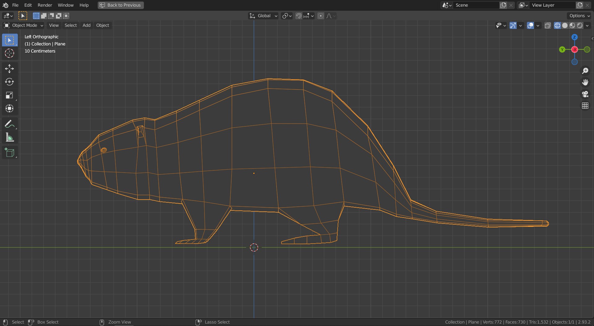 3D Model Low-poly Beaver - TurboSquid 1806907