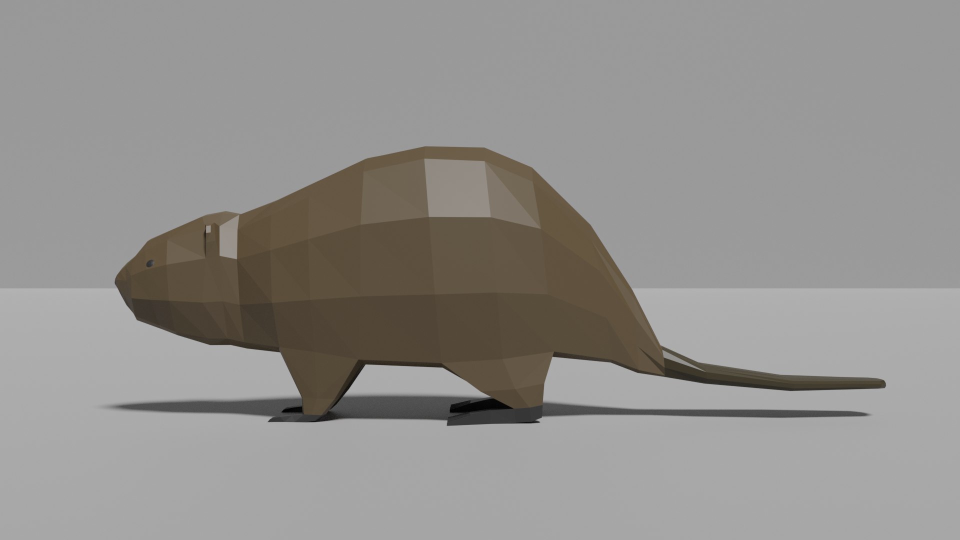 3D Model Low-poly Beaver - TurboSquid 1806907