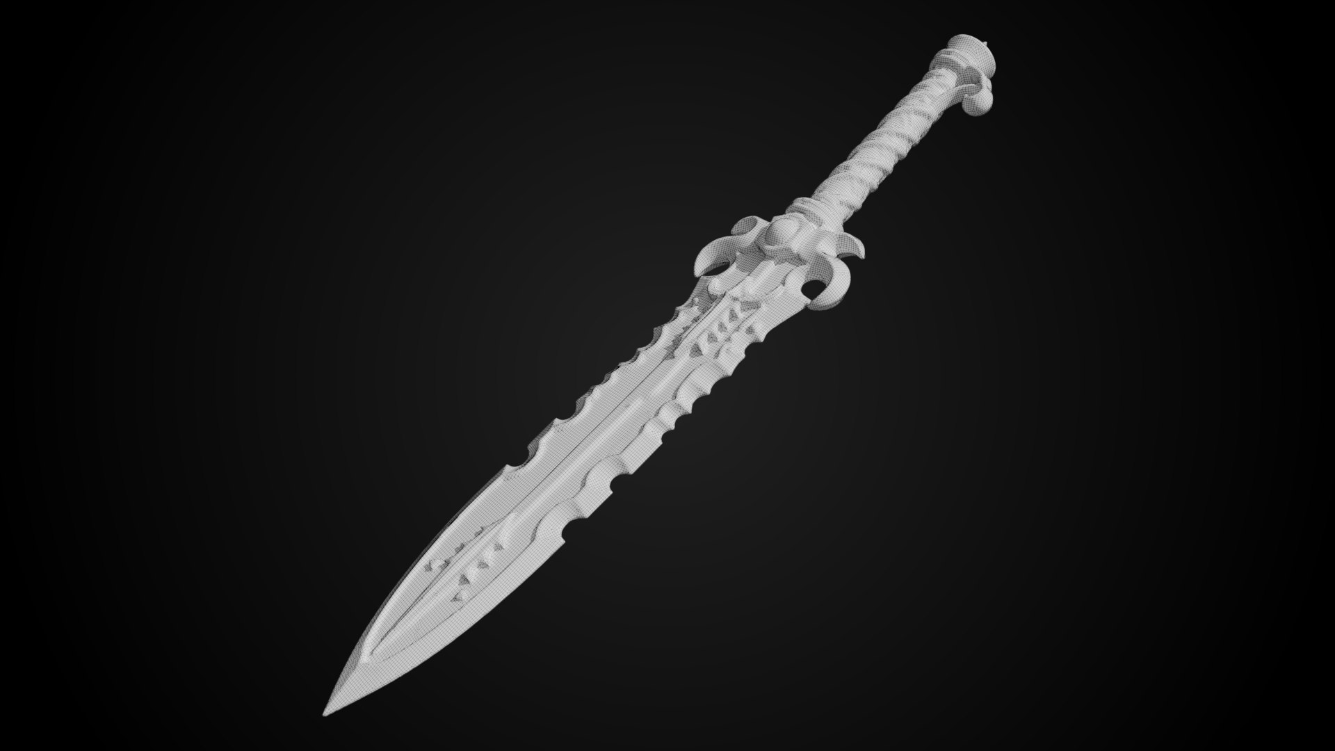 3D Stylized Fantasy Sword - Dragonbane Greatsword - Ashfang Model ...