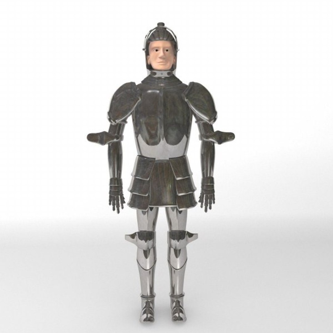 3d Knight Helmet Model