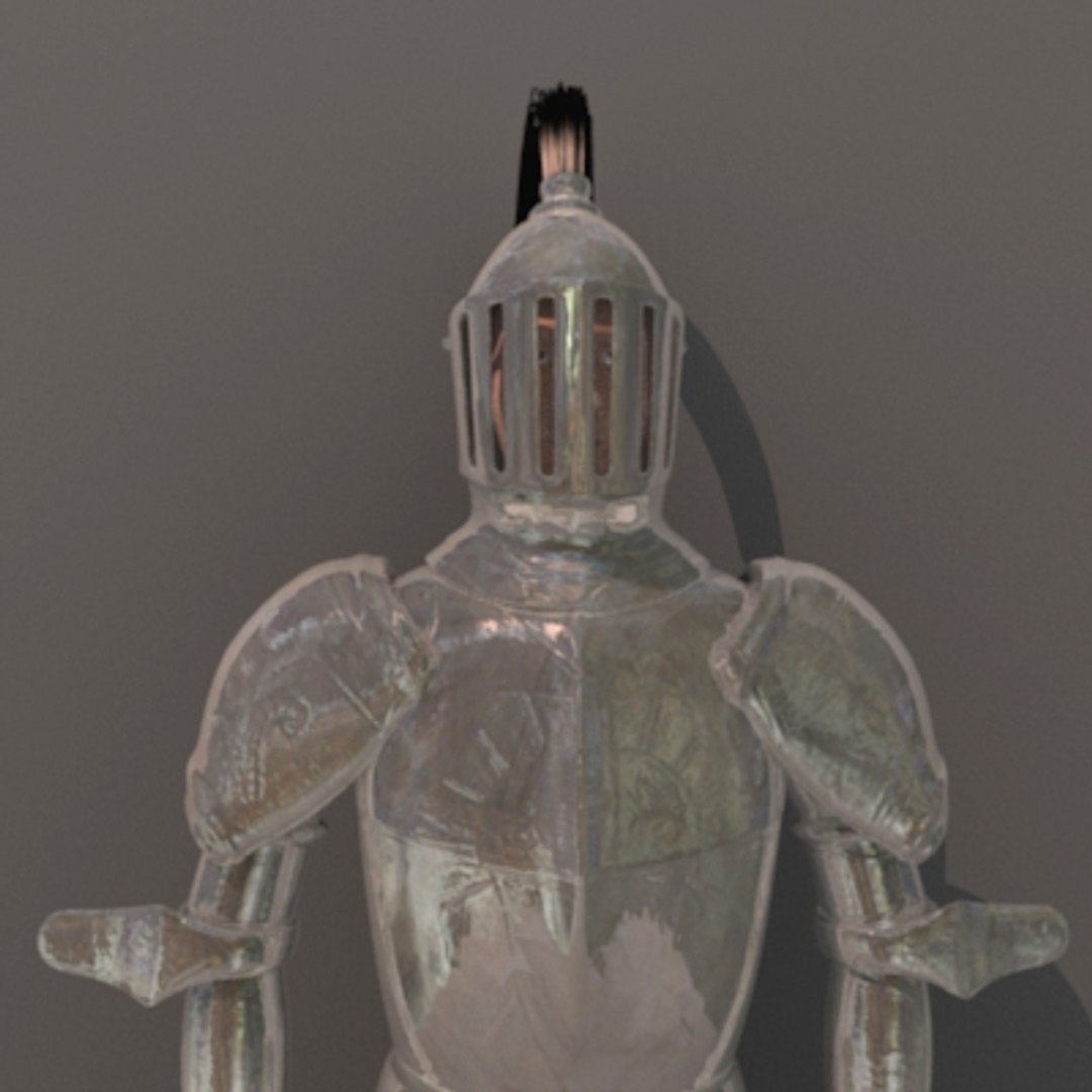 3d Knight Helmet Model