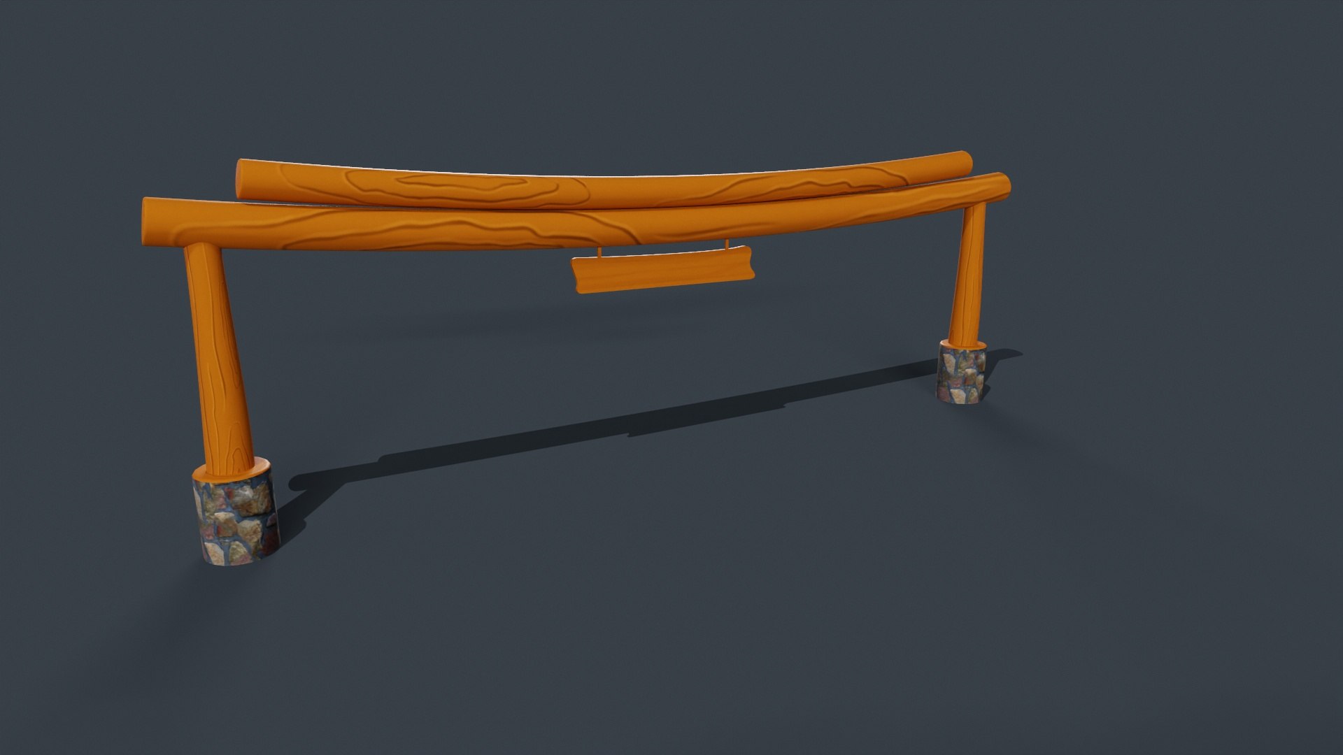 Wood Gate 3D - TurboSquid 2178421