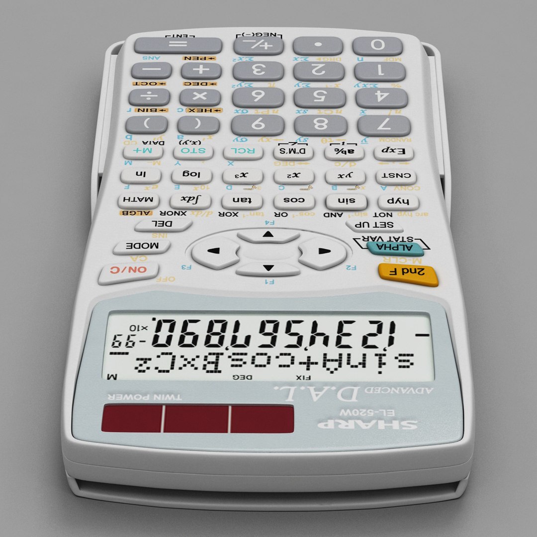 Calculator Sharp El-520w White Max
