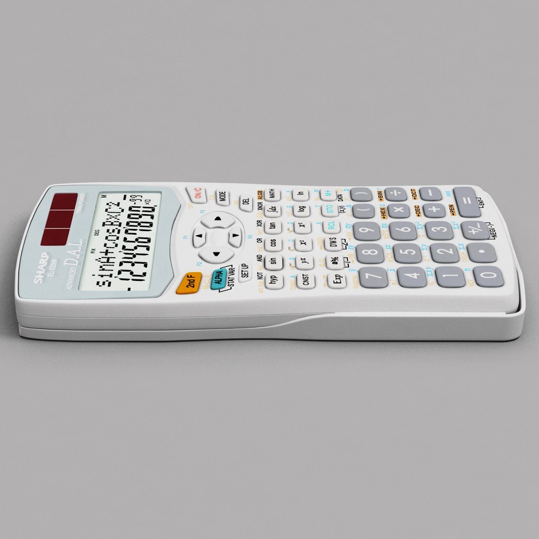 Calculator Sharp El-520w White Max