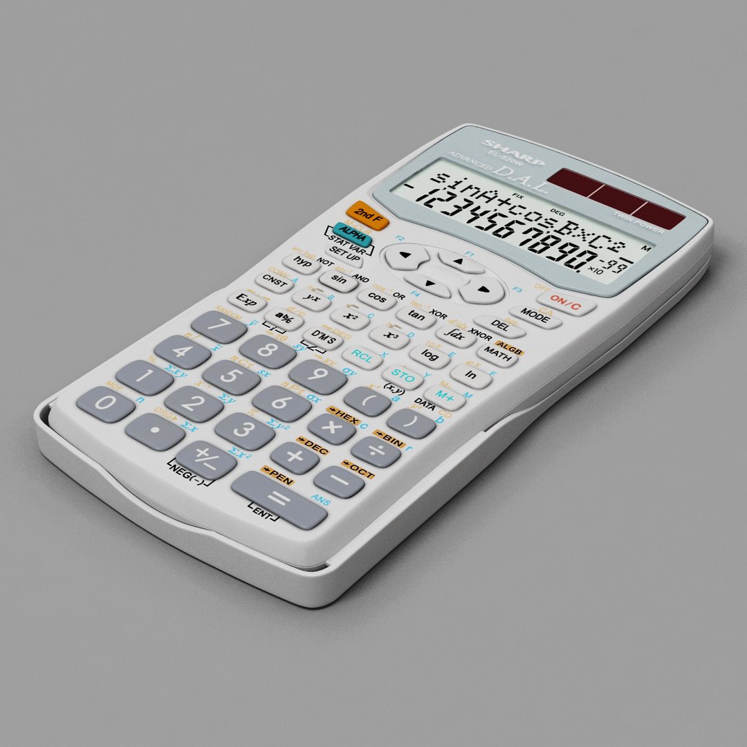 Calculator Sharp El-520w White Max