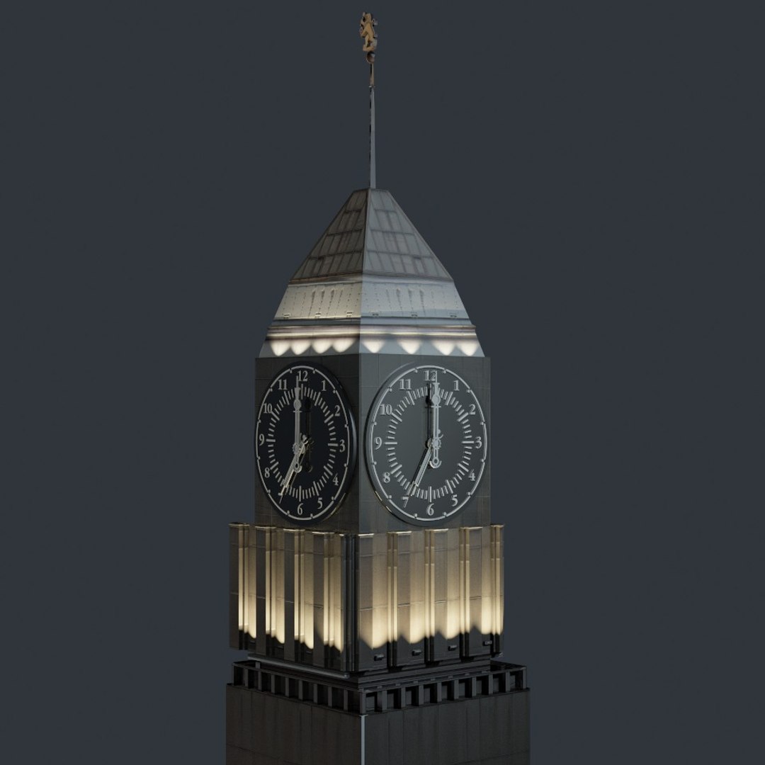 City Clock Big Ben 3d Max
