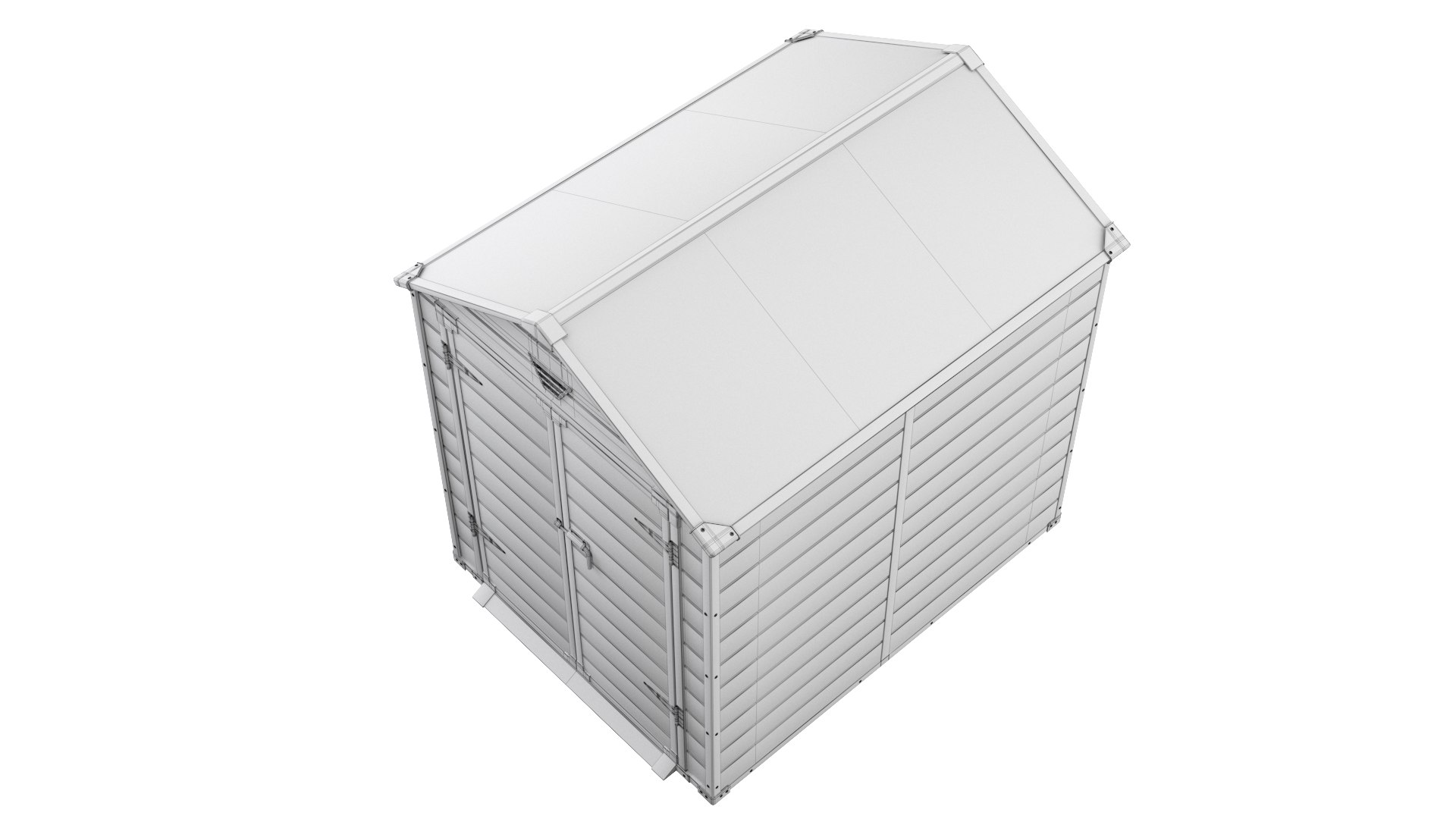 Garden shed 3D model - TurboSquid 1696083