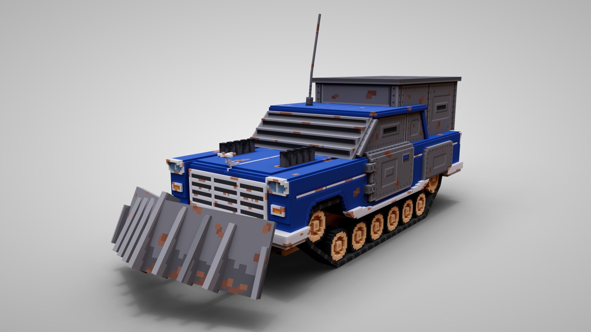 Voxel Cash-in-transit Machine 3D Model - TurboSquid 1939126