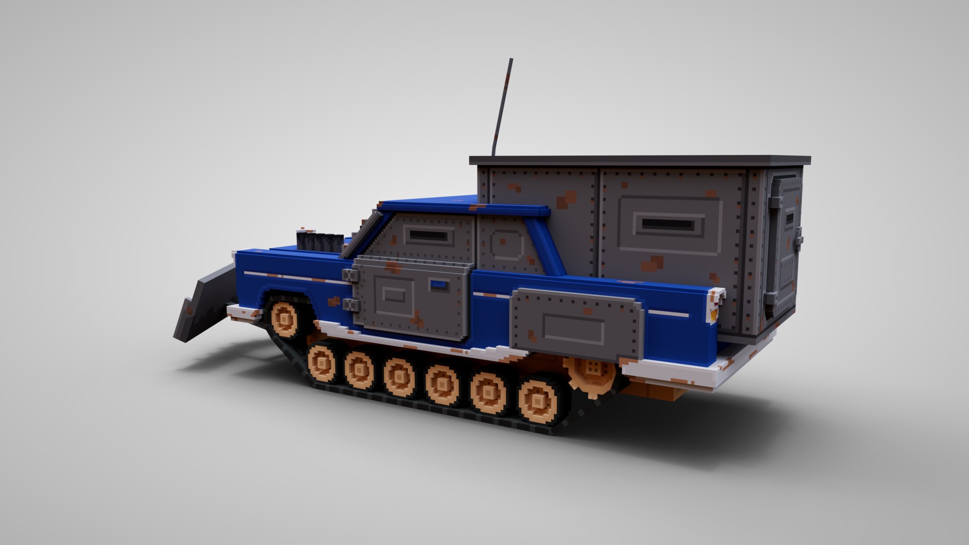 Voxel Cash-in-transit Machine 3D Model - TurboSquid 1939126