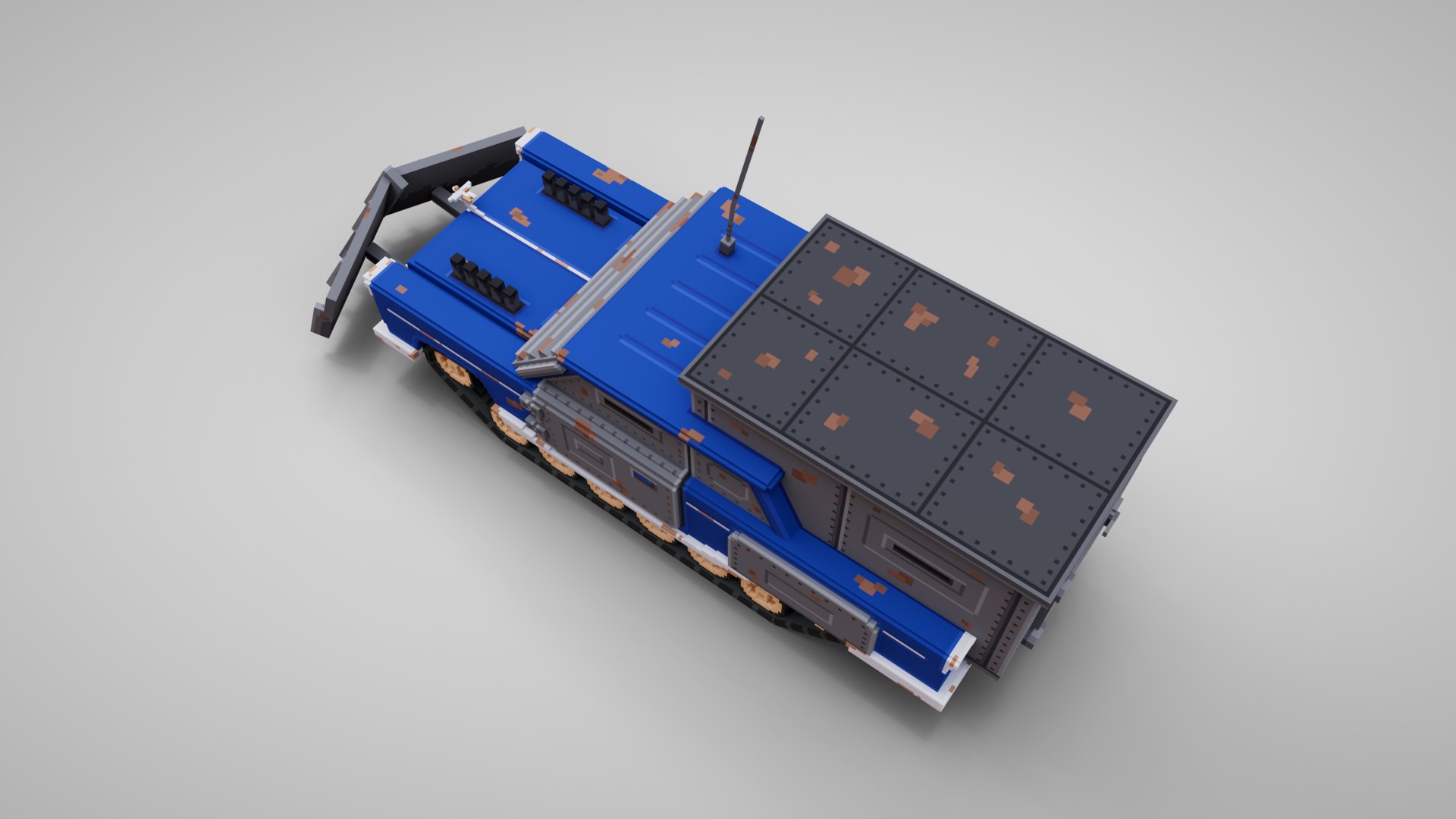 Voxel Cash-in-transit Machine 3D Model - TurboSquid 1939126