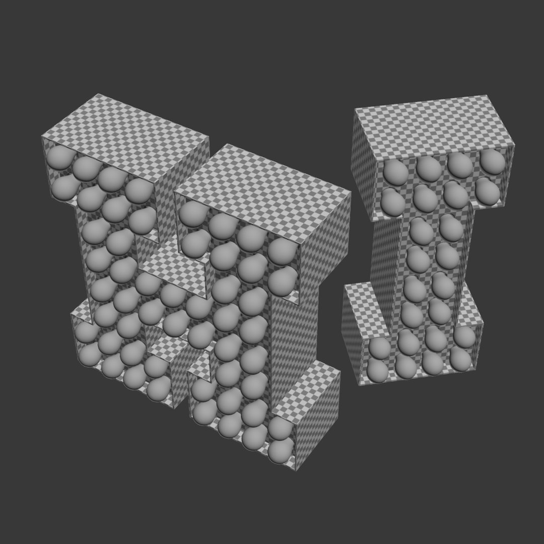 3D Letter Lights - TurboSquid 1642801