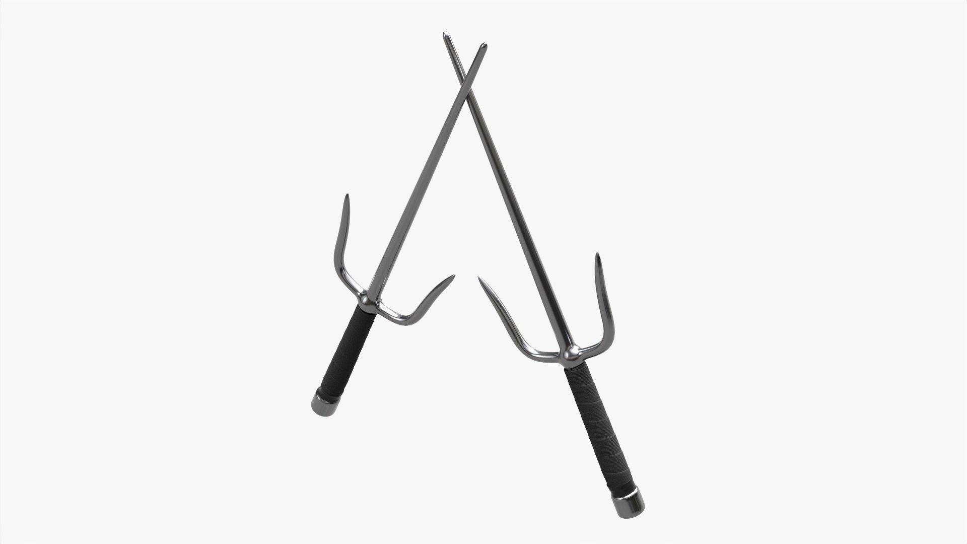 Sai Round Steel 3D Model - TurboSquid 1856847