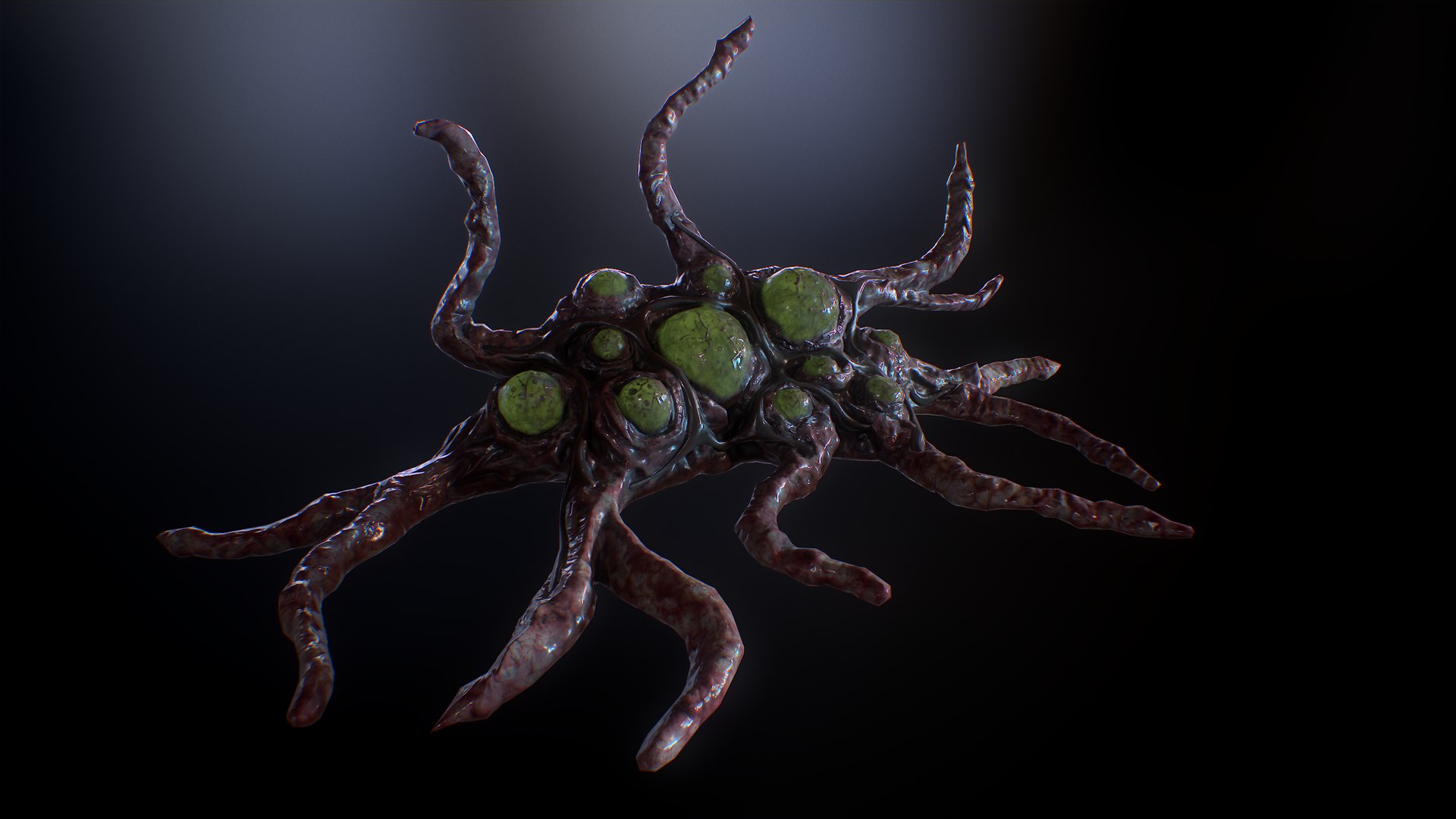 3D Model Biomass Alien Plant - Gameready Low-poly 3D Model - TurboSquid ...