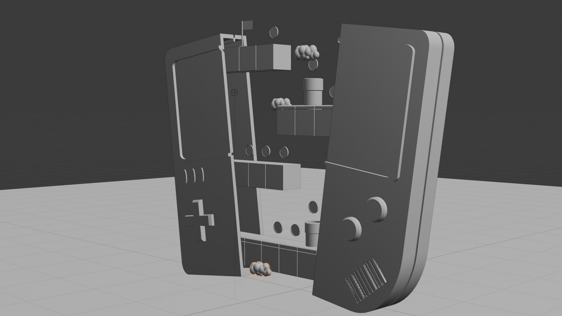 3d Game Console 2 Model Turbosquid 2231875 