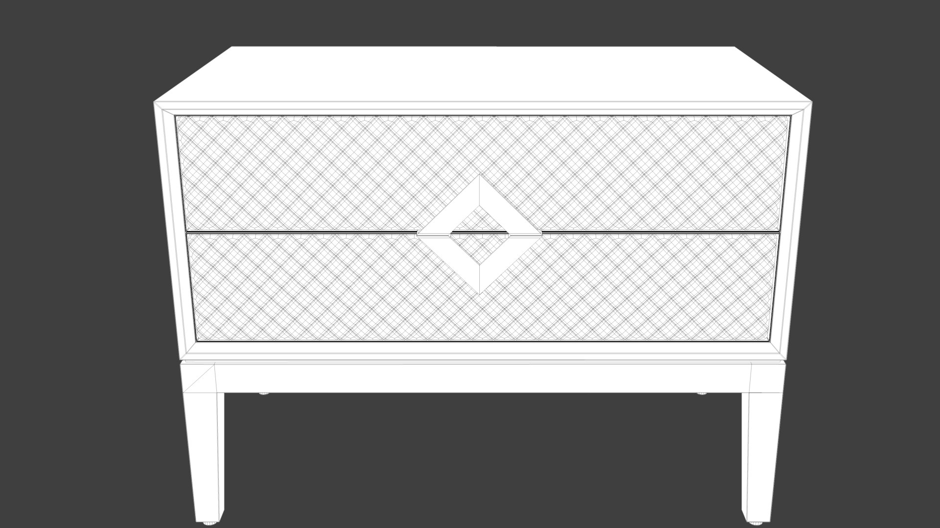 3D Nightstand Realistic Model - TurboSquid 1445705