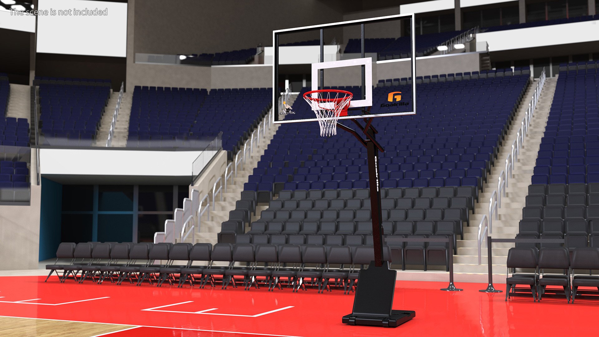 3D Portable Basketball Hoop System Goalrilla Model - TurboSquid 2191631