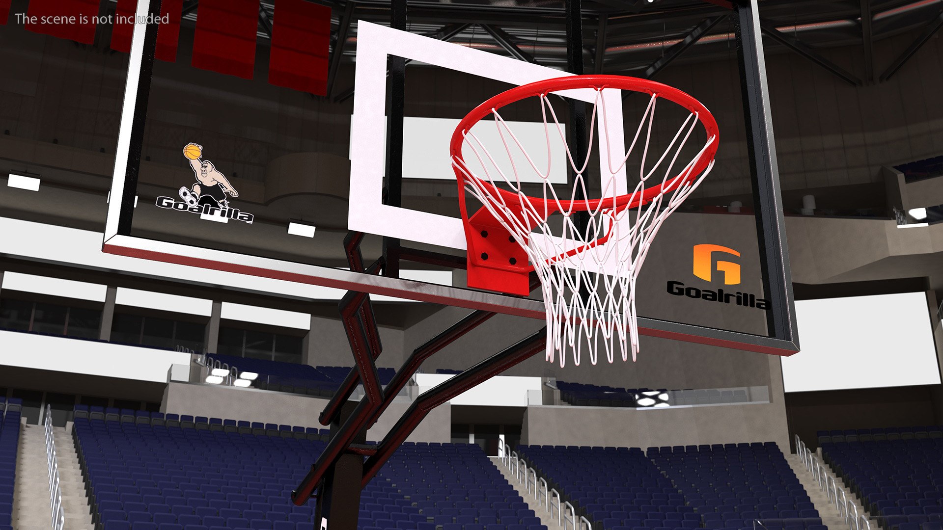 3D Portable Basketball Hoop System Goalrilla Model - TurboSquid 2191631