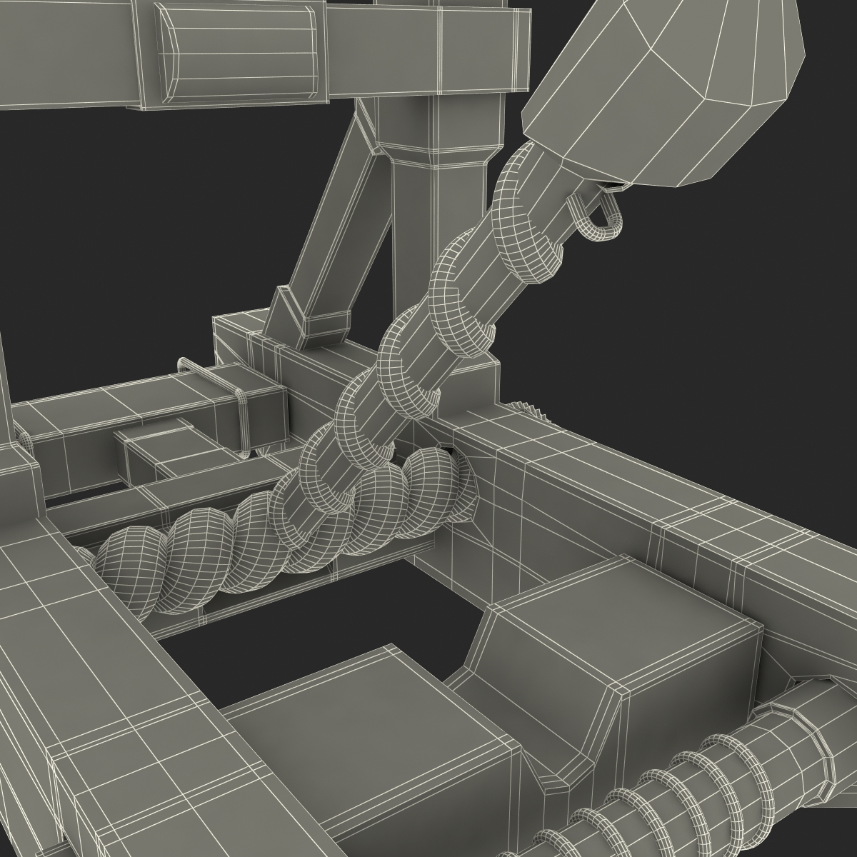 3d siege weapons model