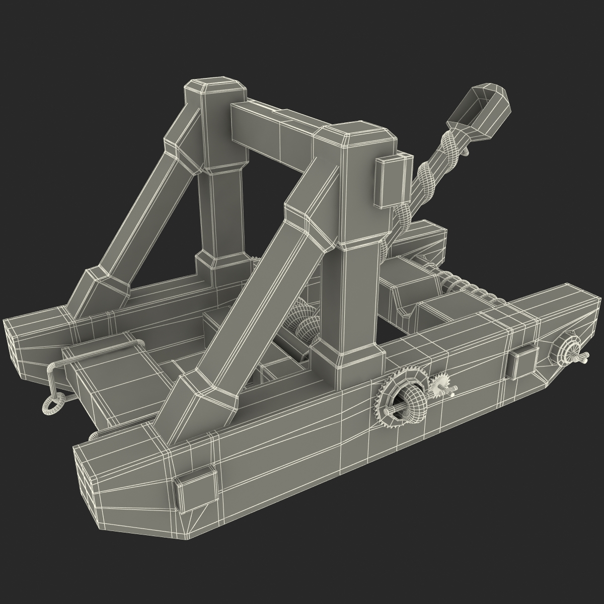 3d siege weapons model