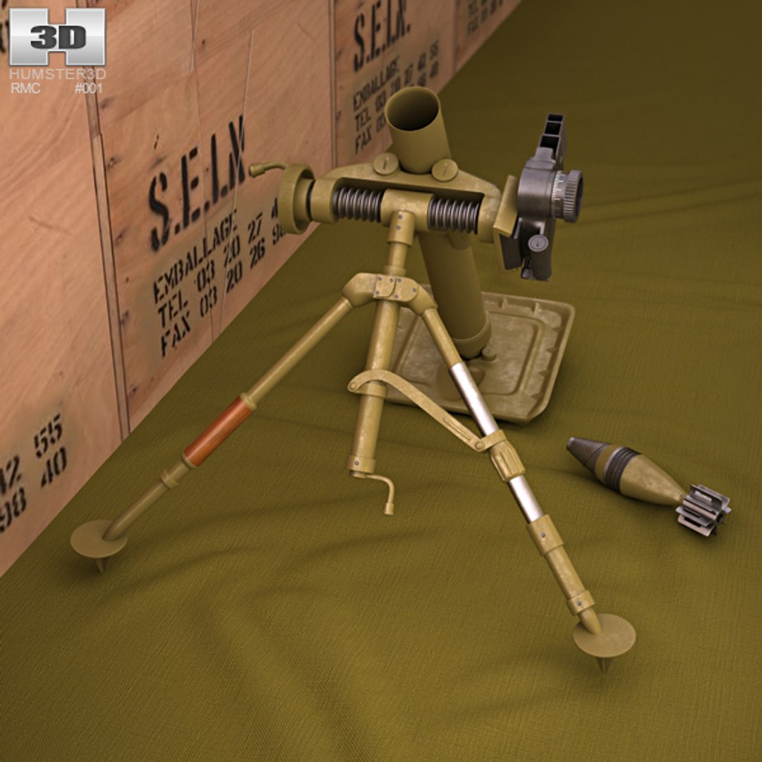 M2 Mortar 3D - TurboSquid 1150540