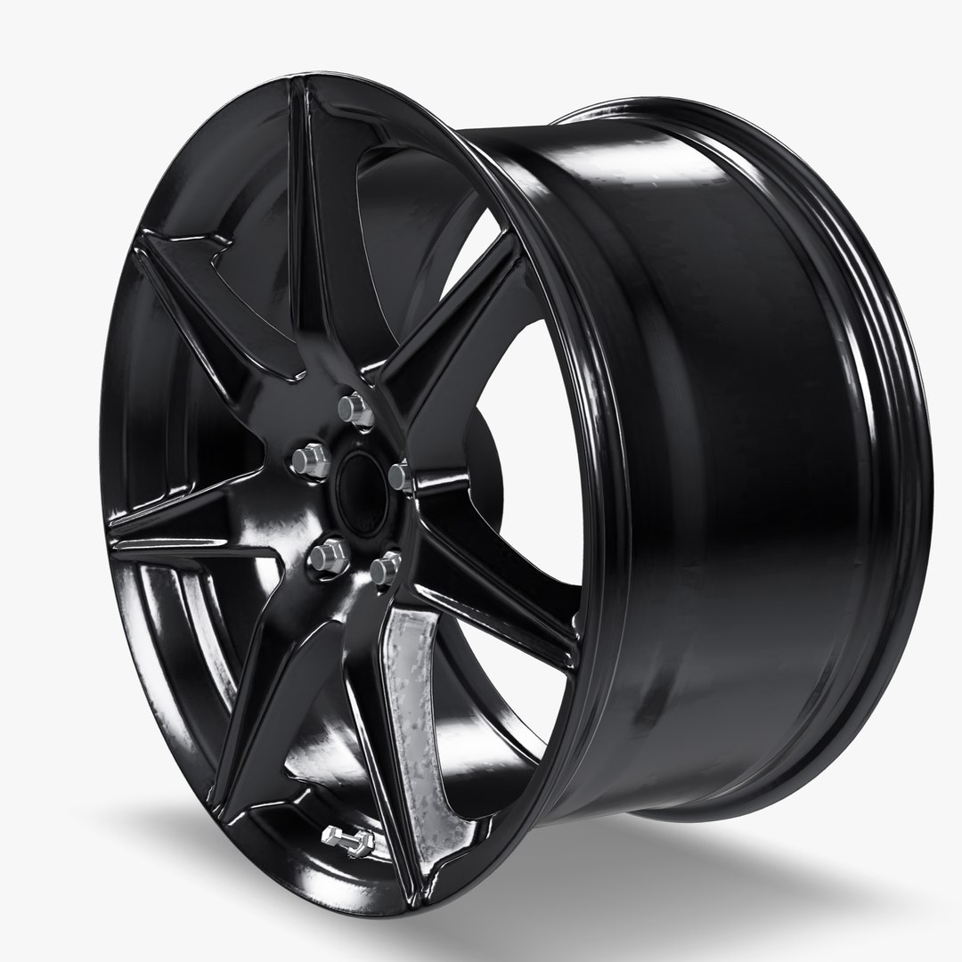 Voxx GT5 Wheel Gunmetal Mustang 3D model - TurboSquid 2118892