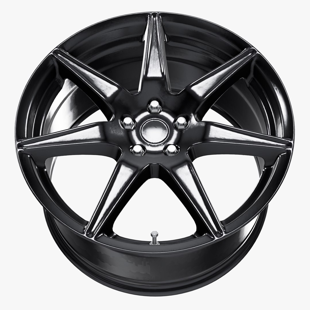 Voxx GT5 Wheel Gunmetal Mustang 3D model - TurboSquid 2118892
