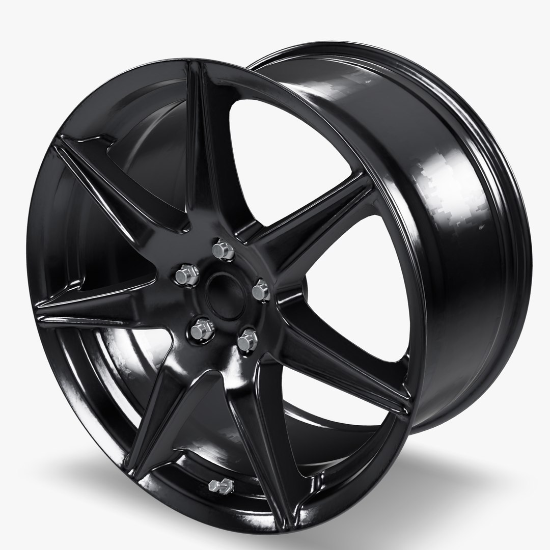 Voxx GT5 Wheel Gunmetal Mustang 3D model - TurboSquid 2118892