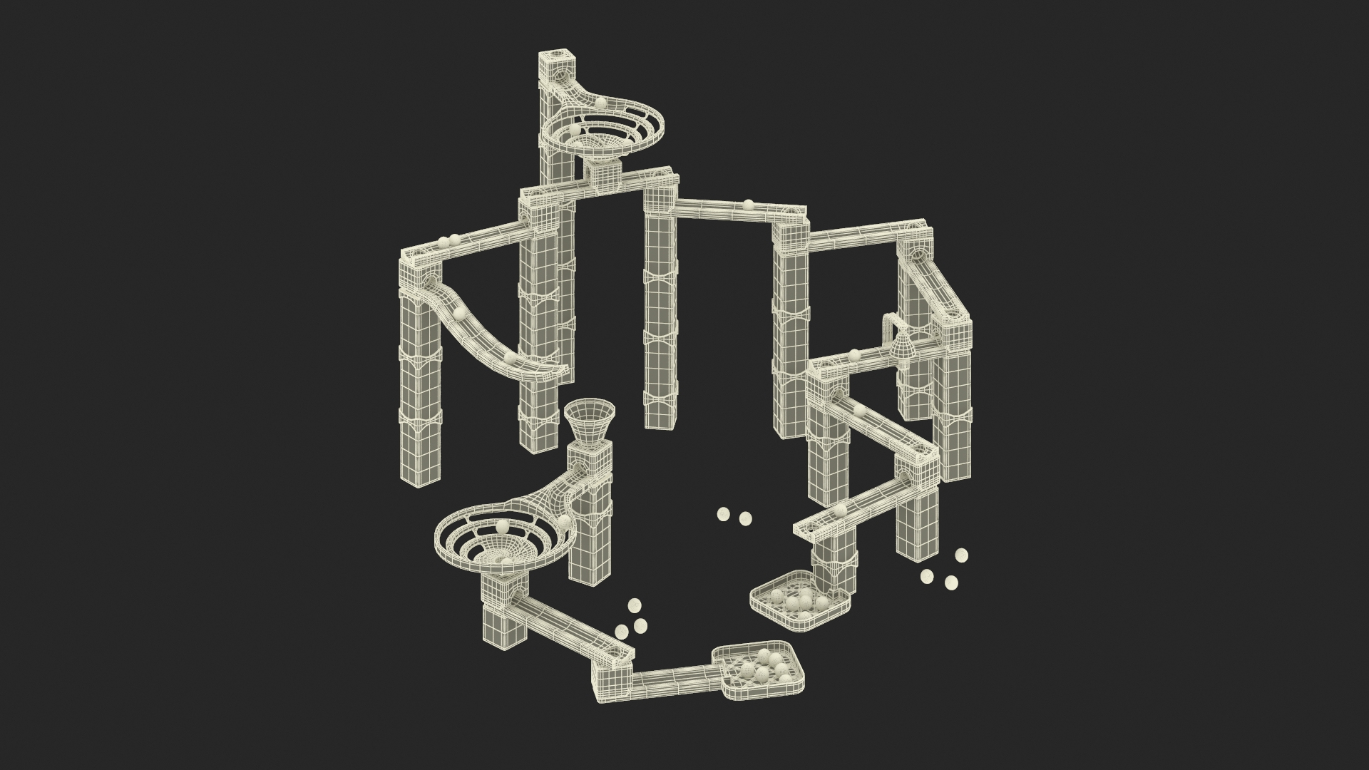 Marble Run Toy Set 3D Model - TurboSquid 2315126