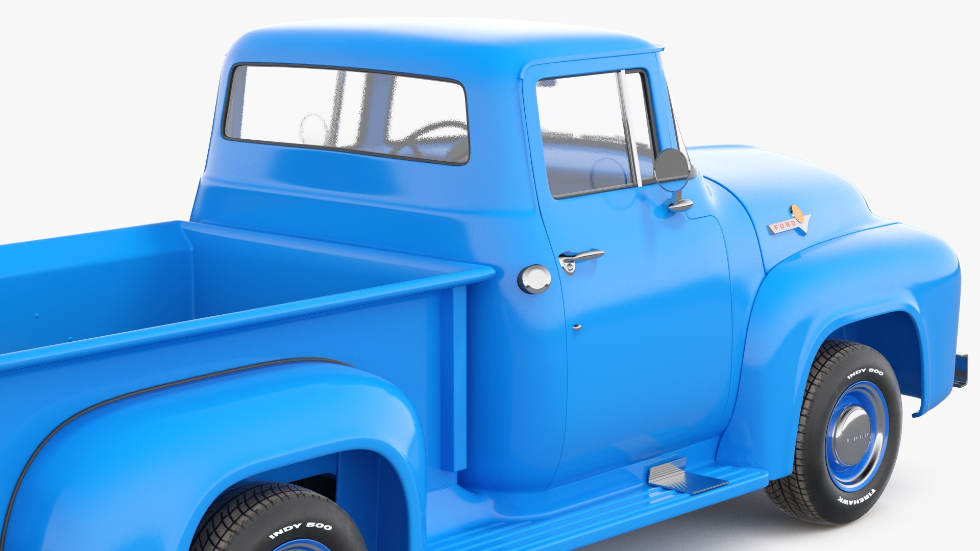 1956 f100 pickup truck 3D model - TurboSquid 1528400