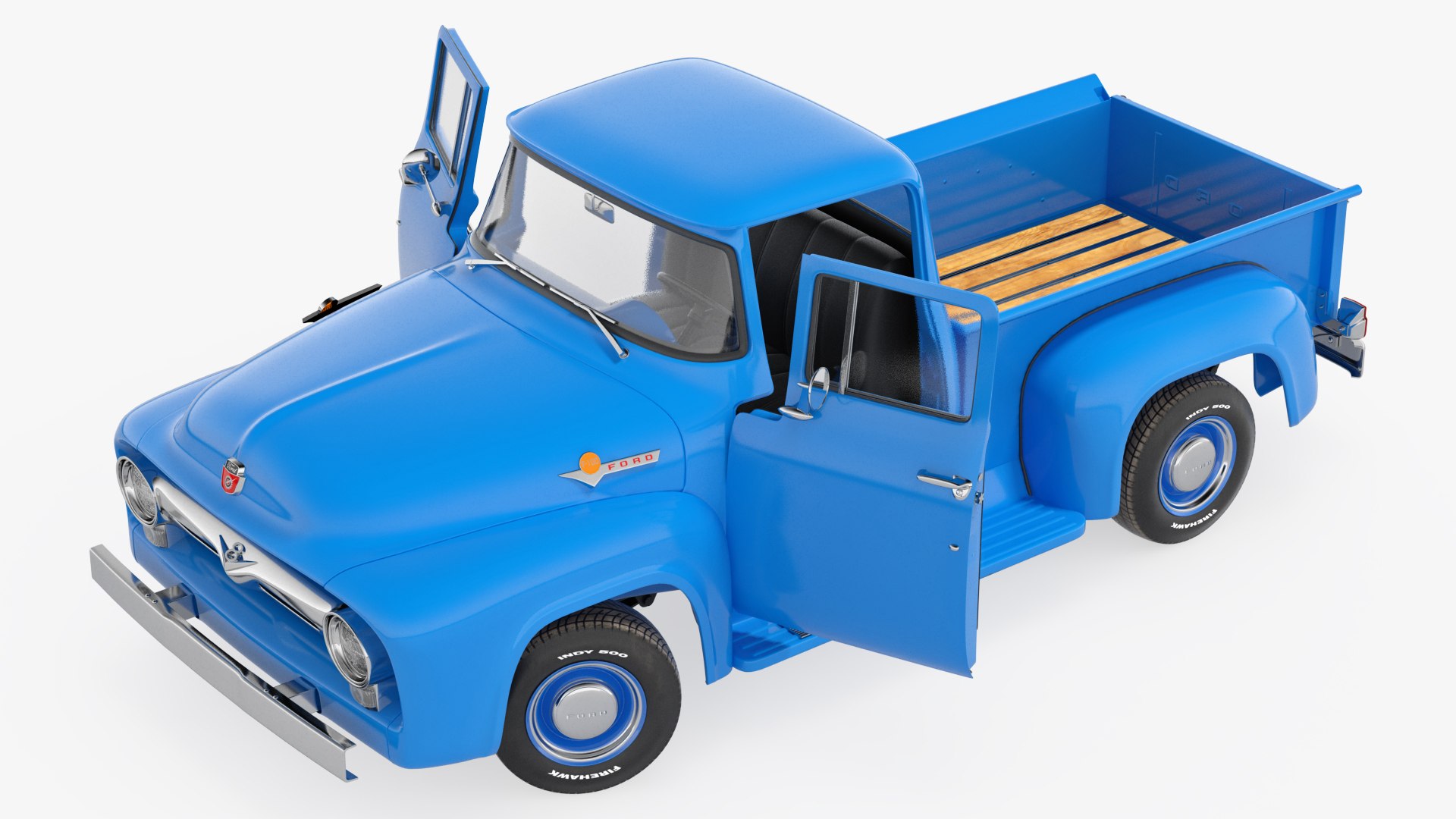 1956 f100 pickup truck 3D model - TurboSquid 1528400