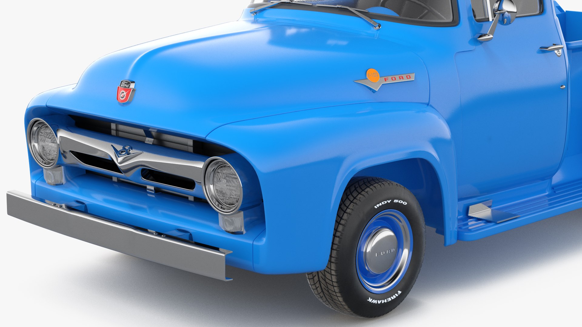 1956 f100 pickup truck 3D model - TurboSquid 1528400