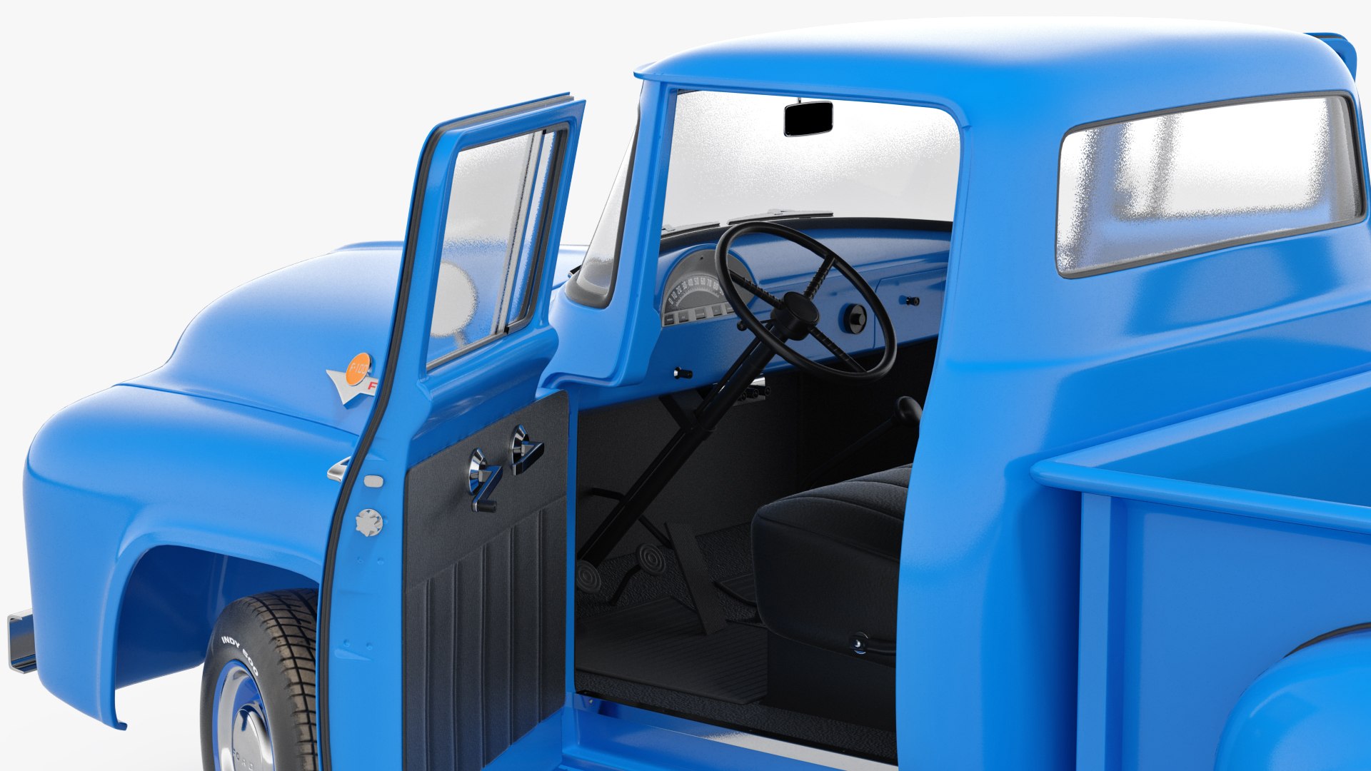 1956 f100 pickup truck 3D model - TurboSquid 1528400