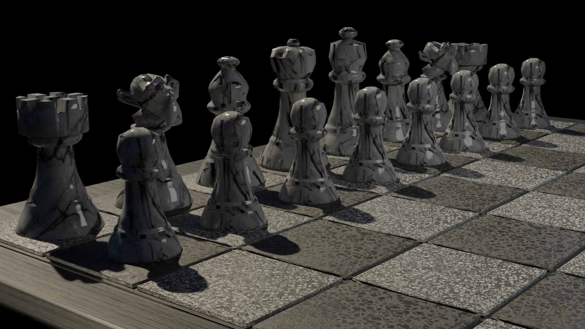 Chess Set 3D Model - TurboSquid 2060678