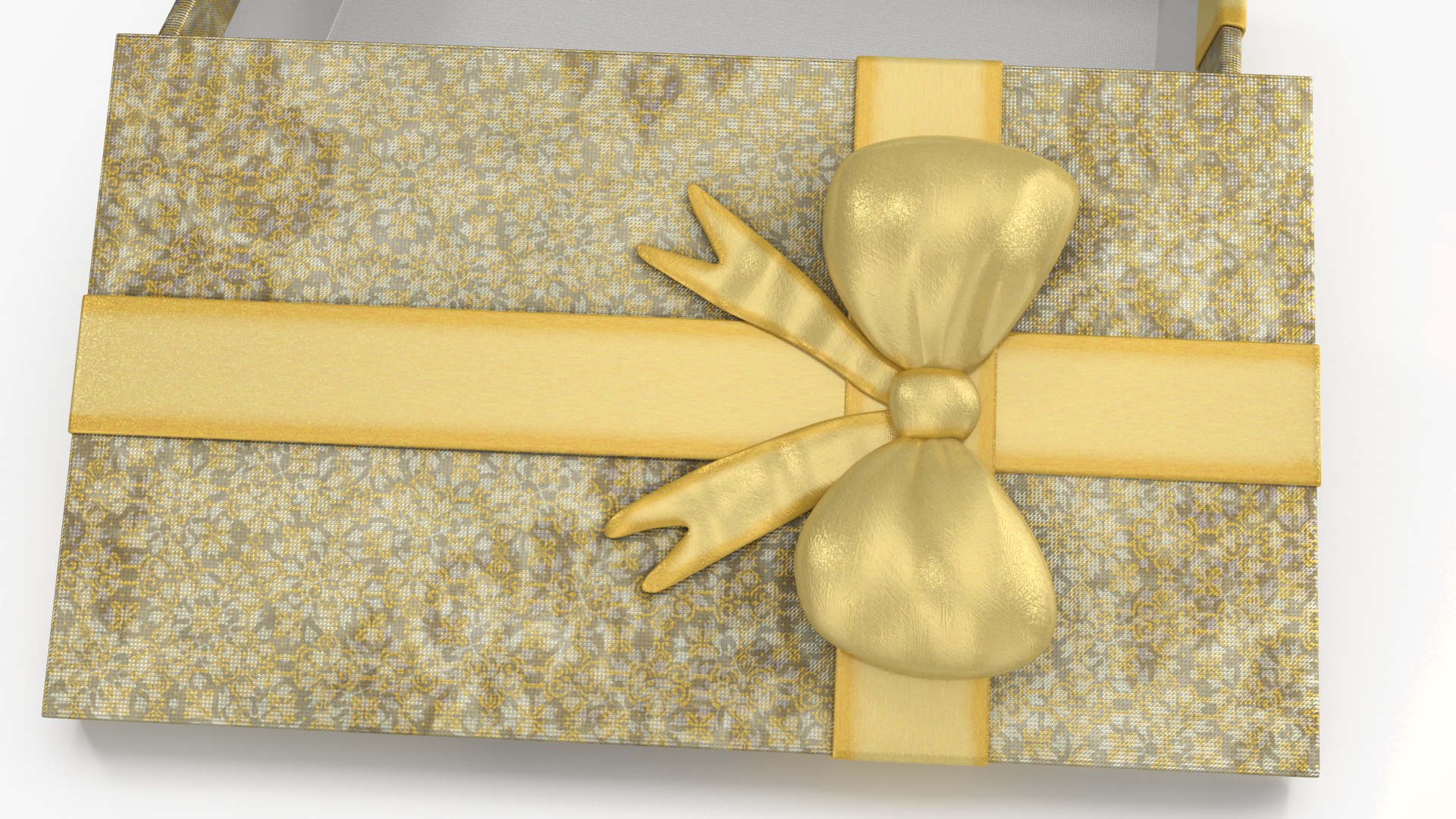3D Gift Box Open Brown - TurboSquid 1791573