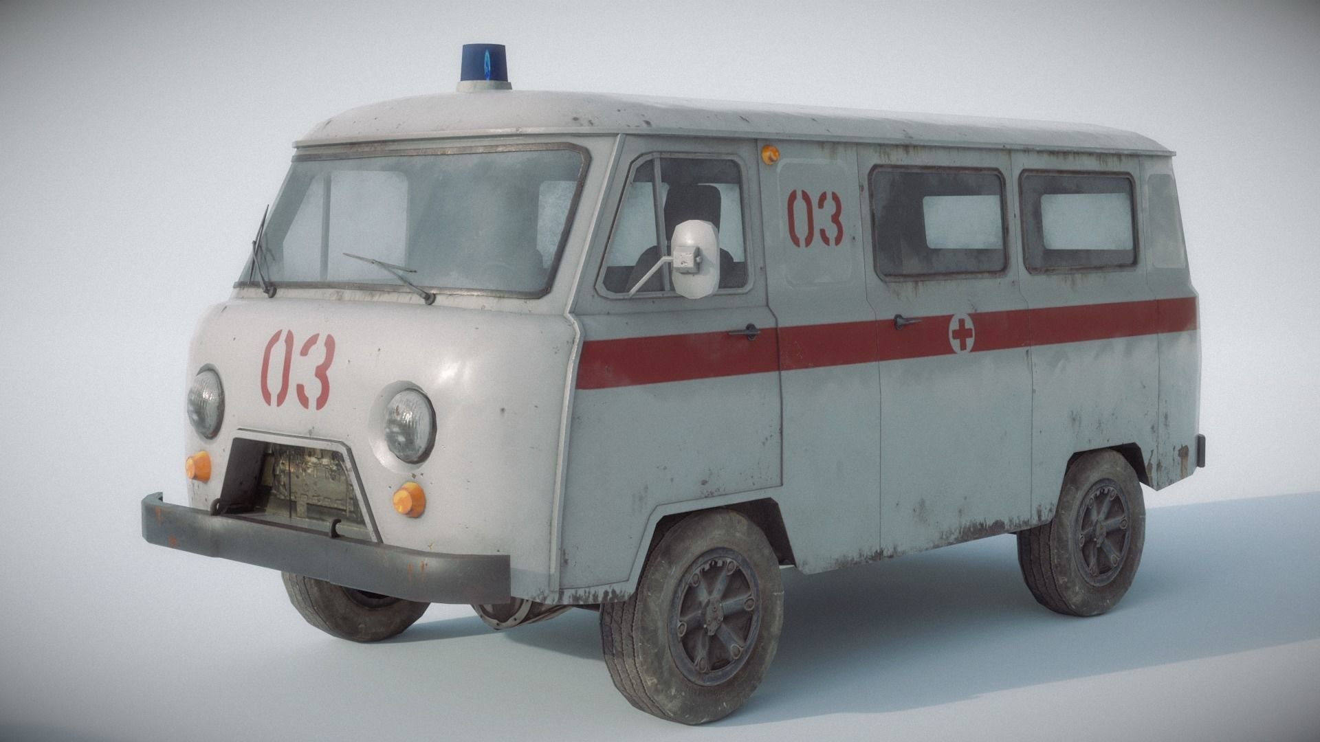 3D Soviet Van Model - TurboSquid 2311889