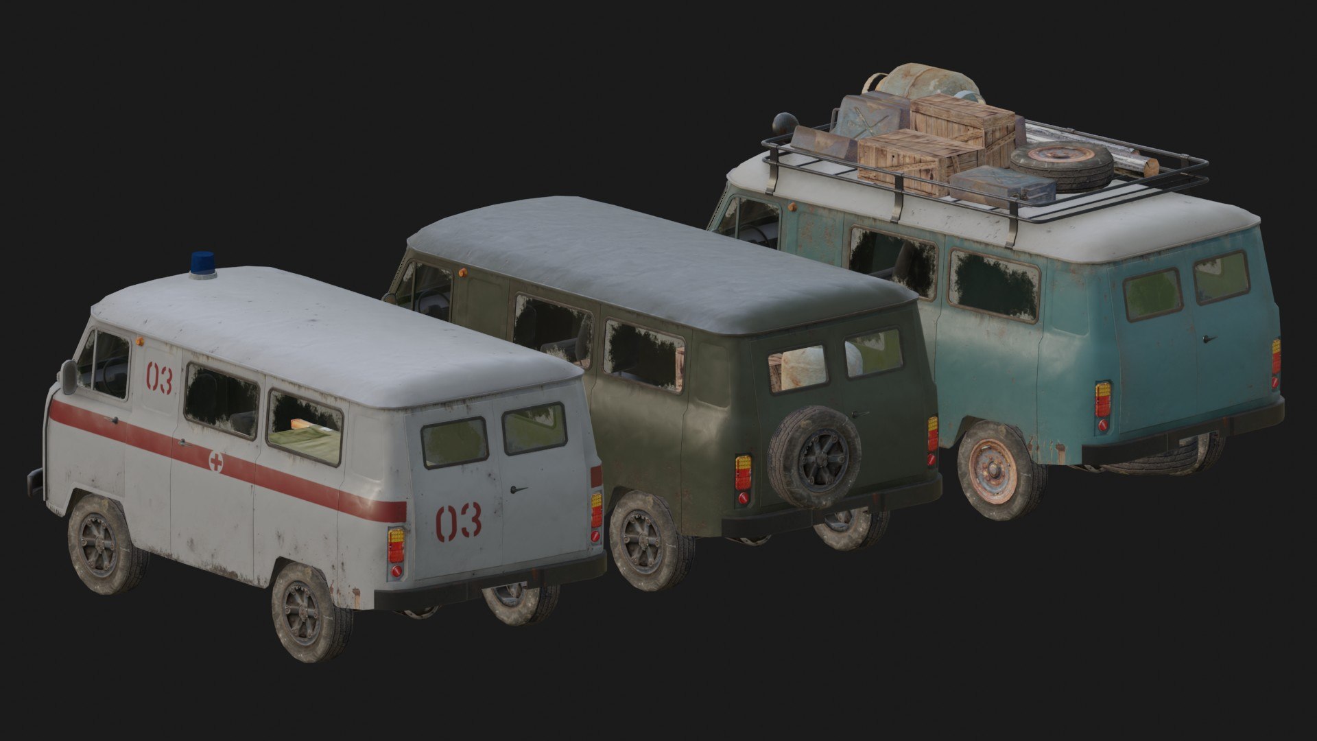 3D Soviet Van Model - TurboSquid 2311889