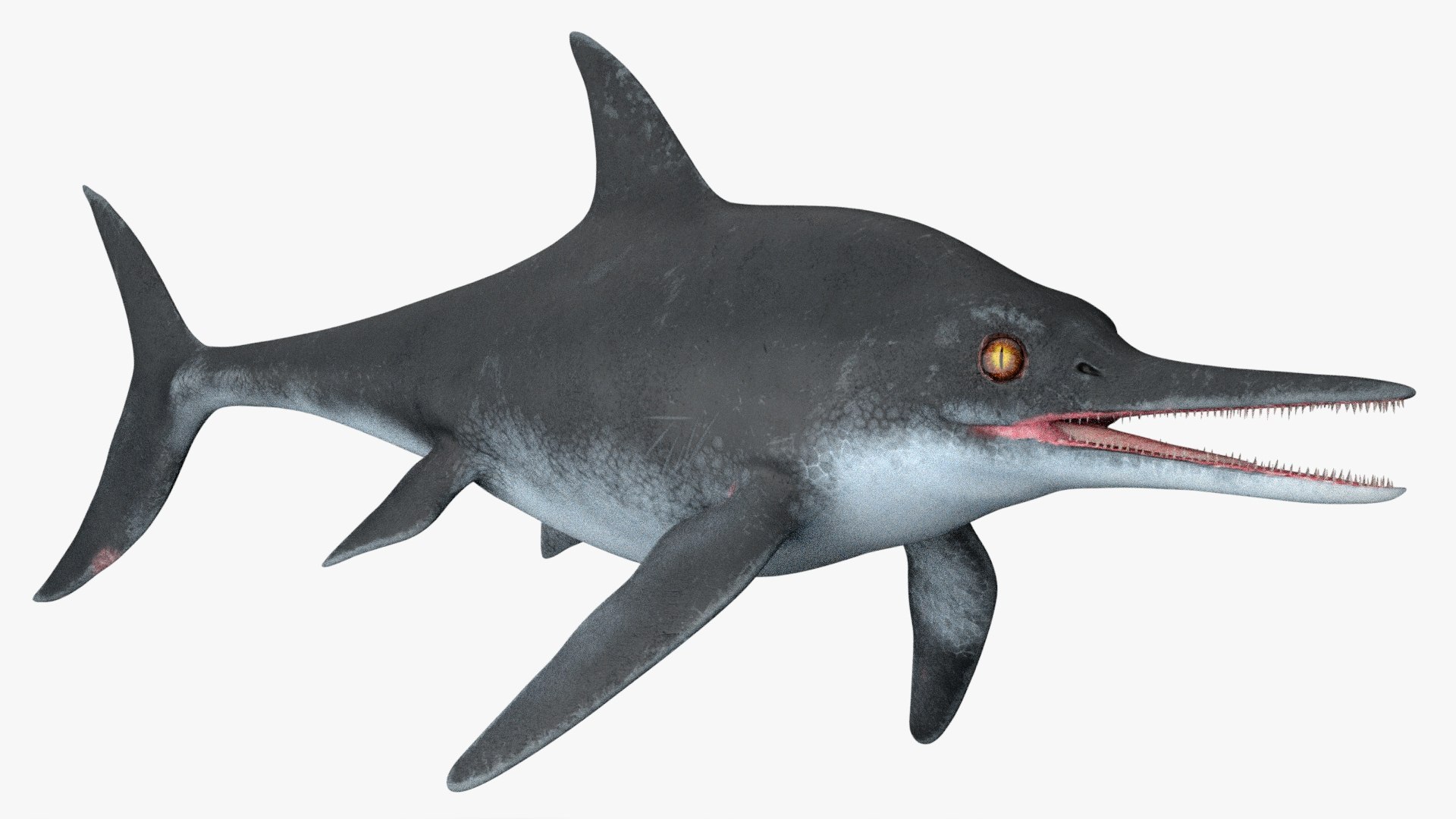 3D 8K Realistic Ichthyosaurus - TurboSquid 2074364