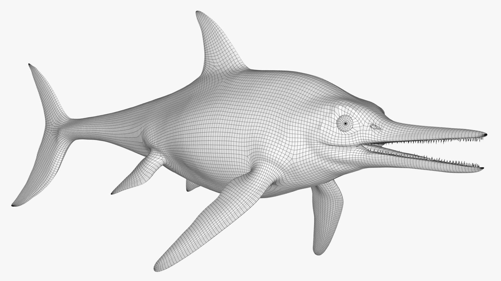 3D 8K Realistic Ichthyosaurus - TurboSquid 2074364