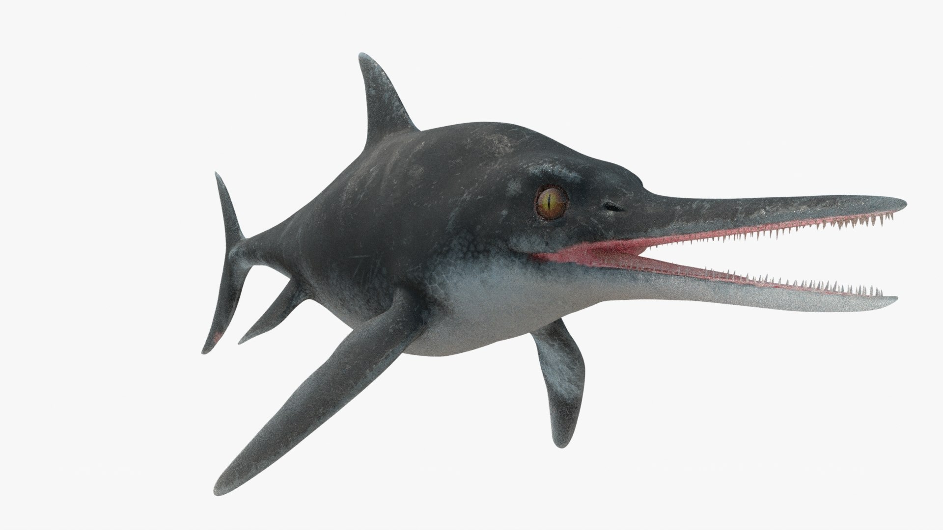 3D 8K Realistic Ichthyosaurus - TurboSquid 2074364