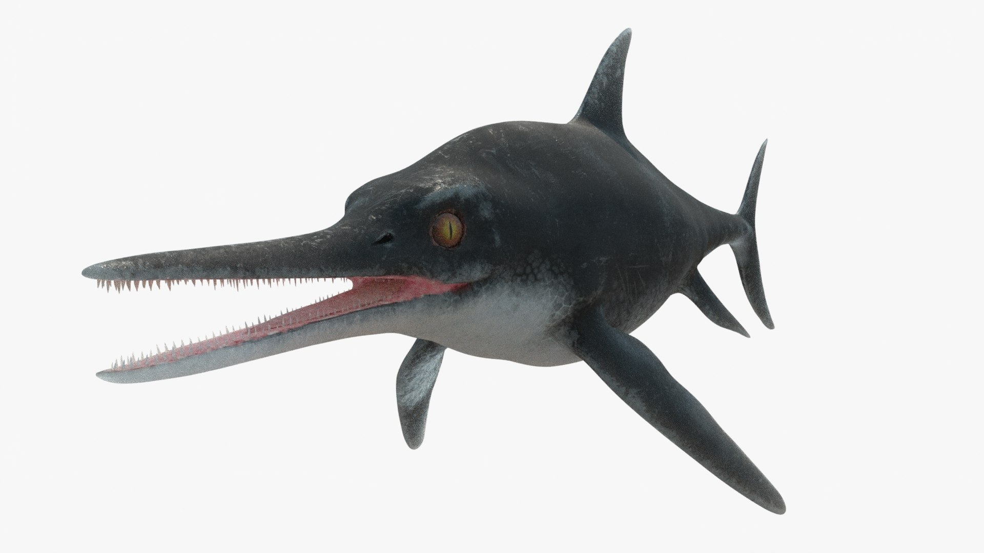 3D 8K Realistic Ichthyosaurus - TurboSquid 2074364