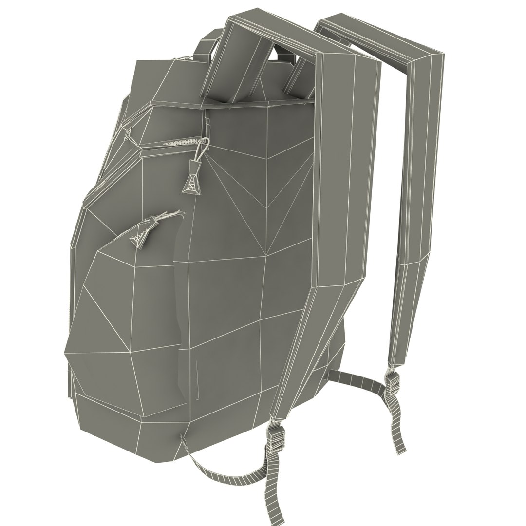 backpack expresss modelled 3d model