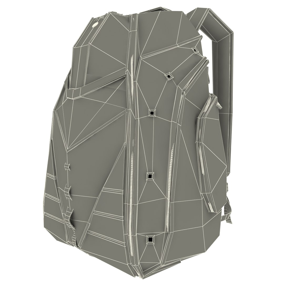 backpack expresss modelled 3d model